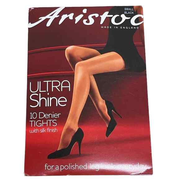 Aristoc | Accessories | Nwt Aristoc Ultra Shine Denier Hold Ups Black ...
